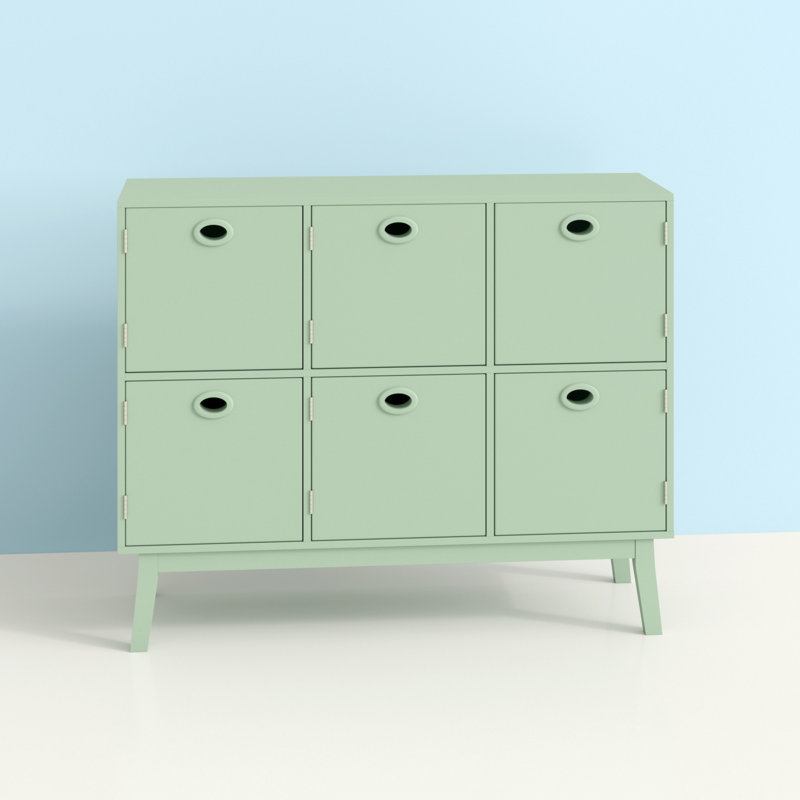 Tierney 6 door accent cabinet store